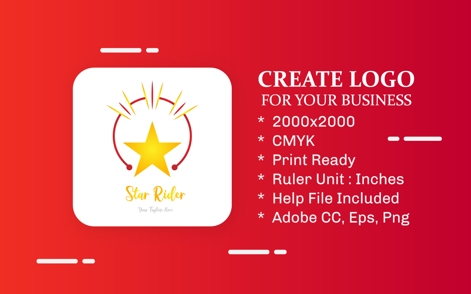 Star Rider Creative Logo Design