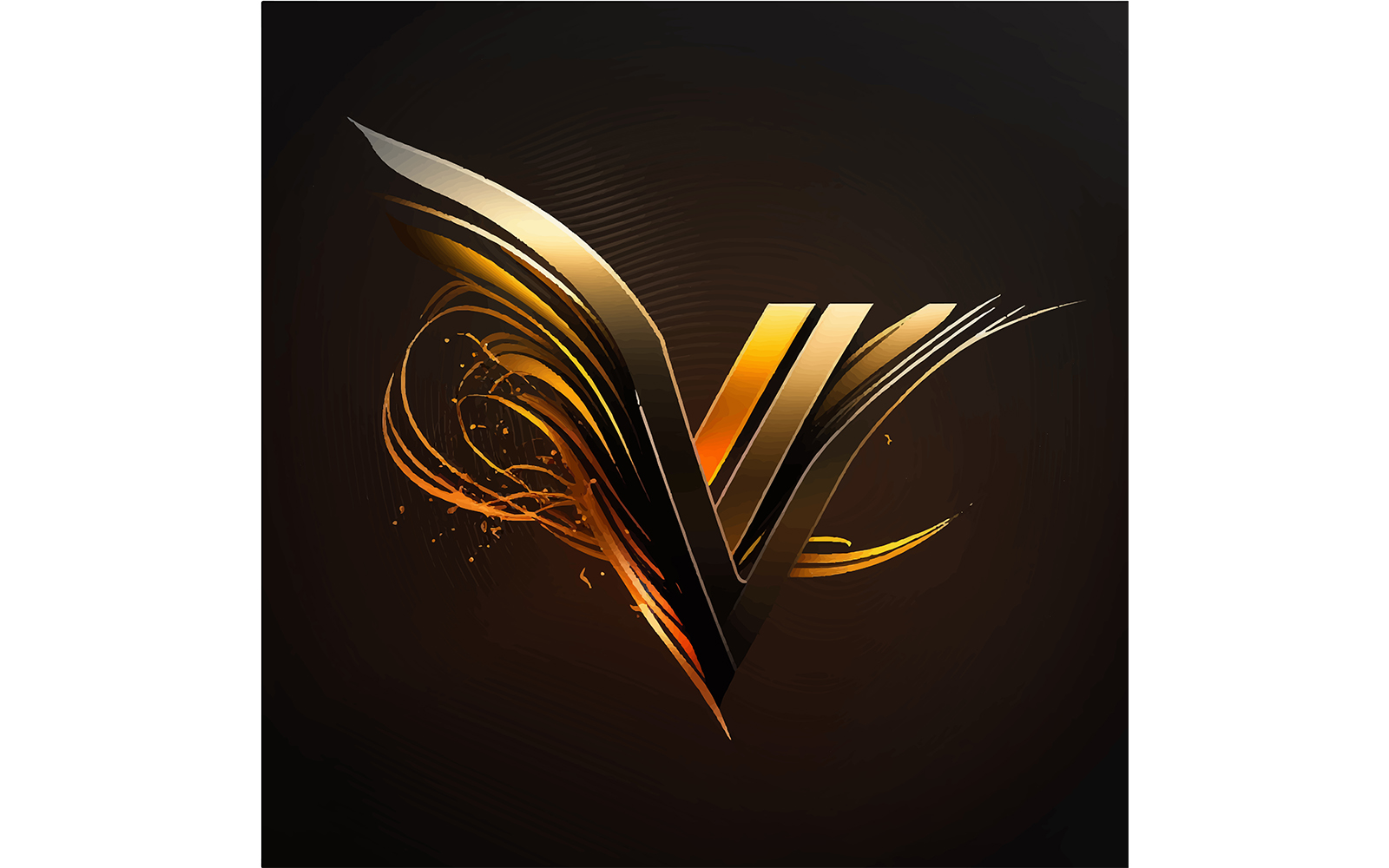 A Victor Logo Illustration Vector