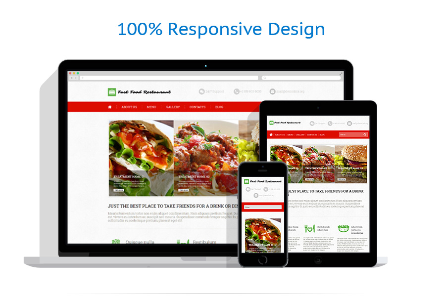 Fast Food Restaurant WordPress Theme