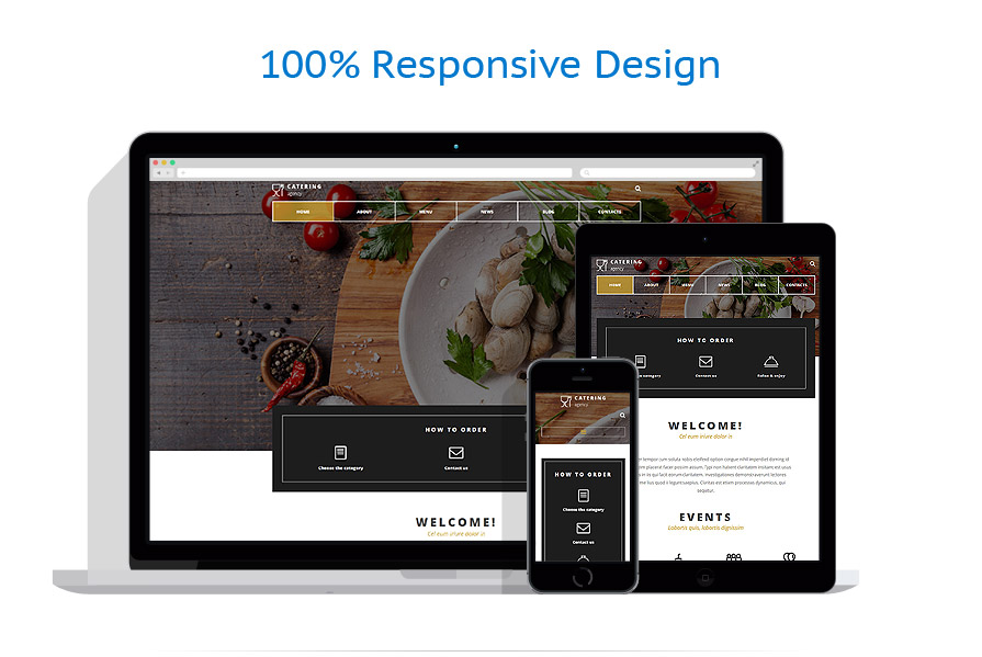 Catering Company Joomla Template
