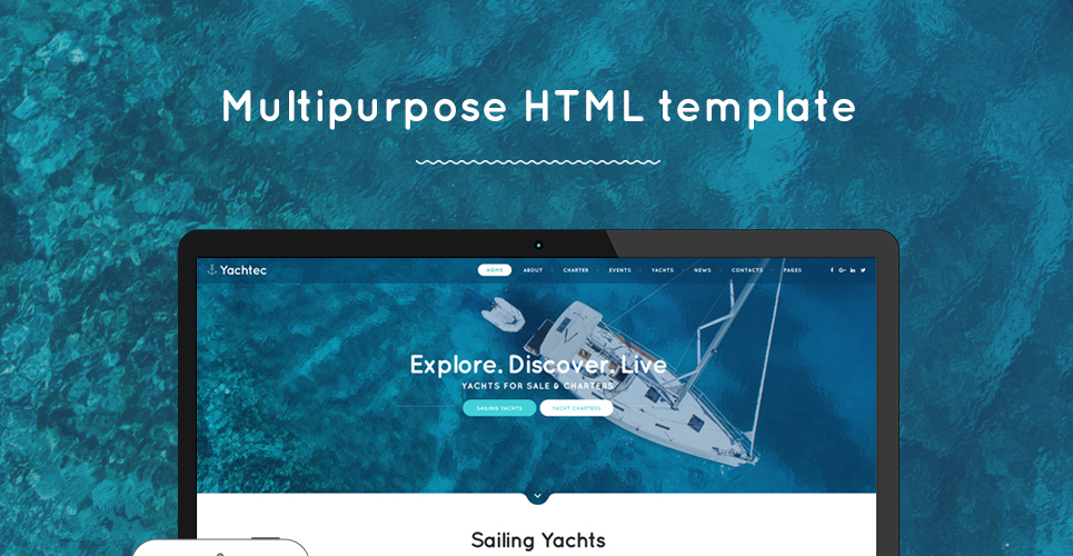 Yachting Website Template